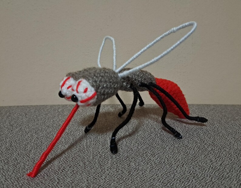 Funny Mosquito Amigurumi Crochet Pattern (ENG and HUN)- PDF Digital ...