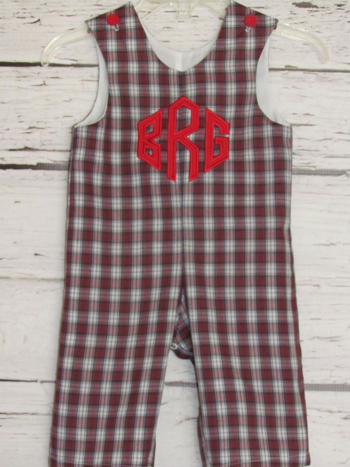 Brother Sister Twins Matching Plaid Longall Shortall Swing Top - Etsy