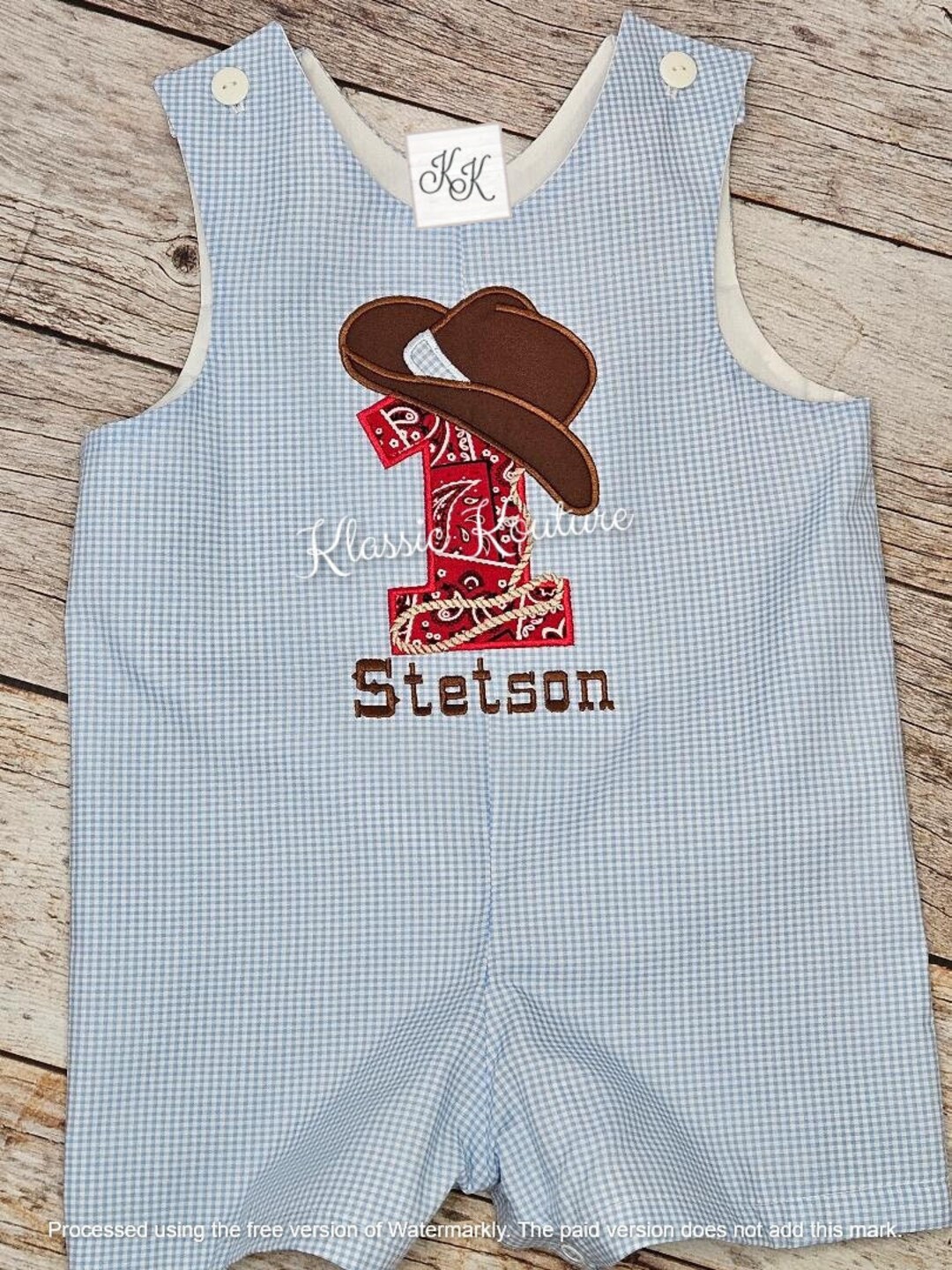 Cowboy Birthday Shortll Longall First Birthday Jon Jon Western Cowboy ...