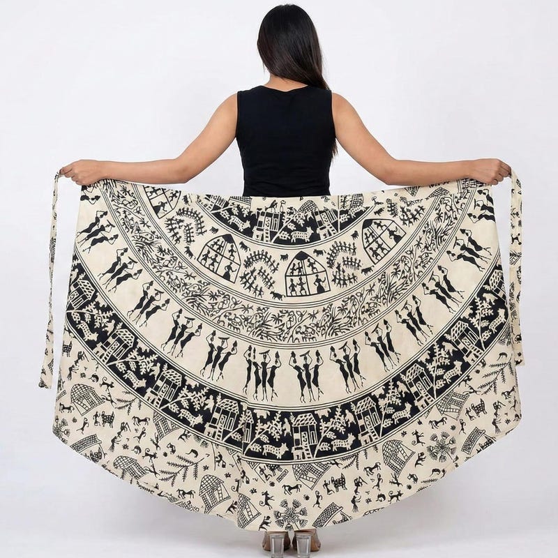 Zebra Wrap Skirt - Etsy