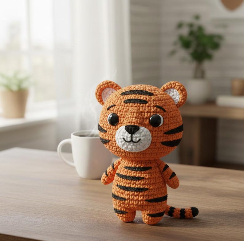 Realistic Tiger Amigurumi Crochet Pattern, DIY Stuffed Animal (PDF) - Etsy