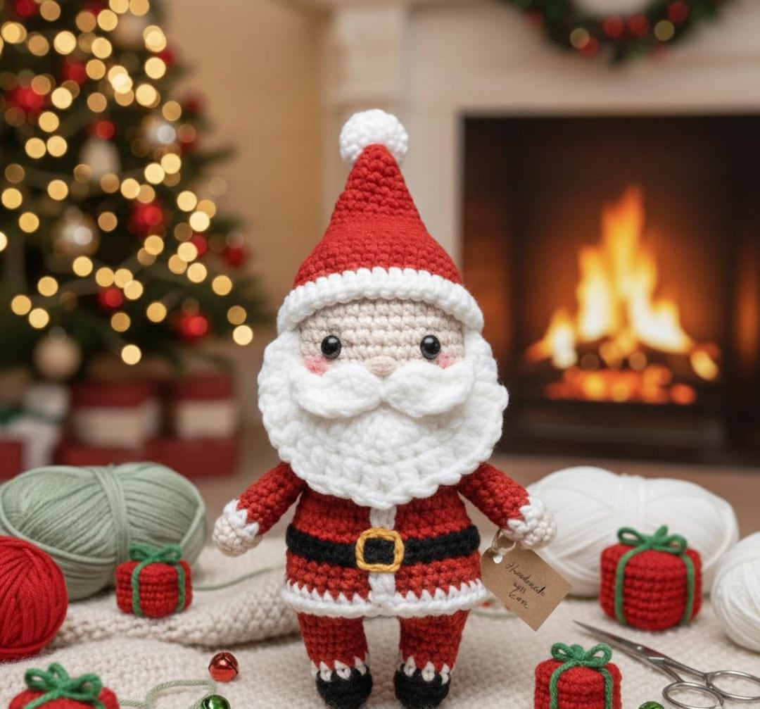 Amigurumi Santa Claus Crochet Pattern | Holiday Toy (PDF Pattern) - Etsy