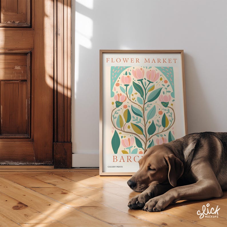 Dog Lover Poster Mockup | PSD Smart Object | Photoshop & Photopea | 2x3 ...