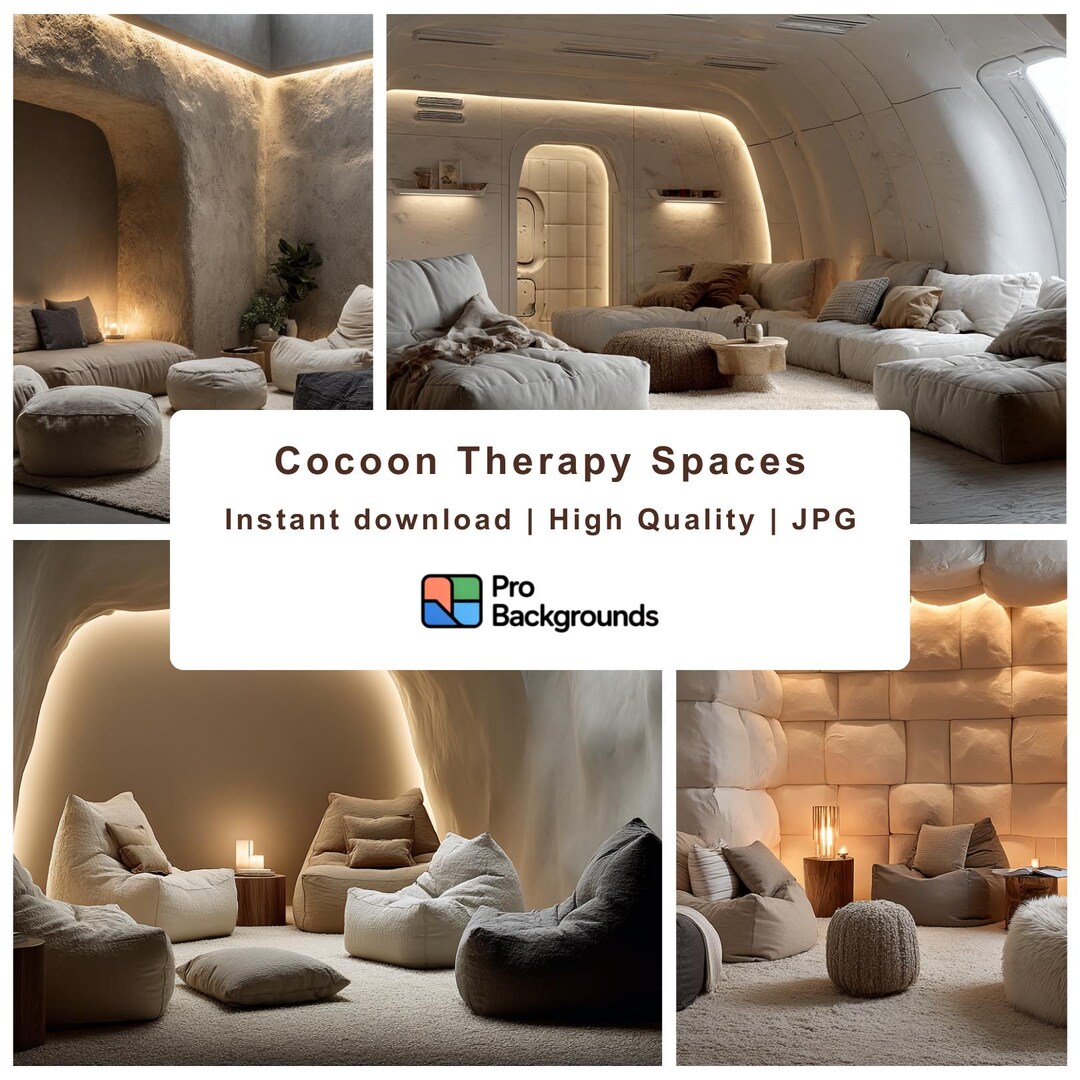 Cocoon Sensory Therapy Room Virtual Background - Trauma Informed ...