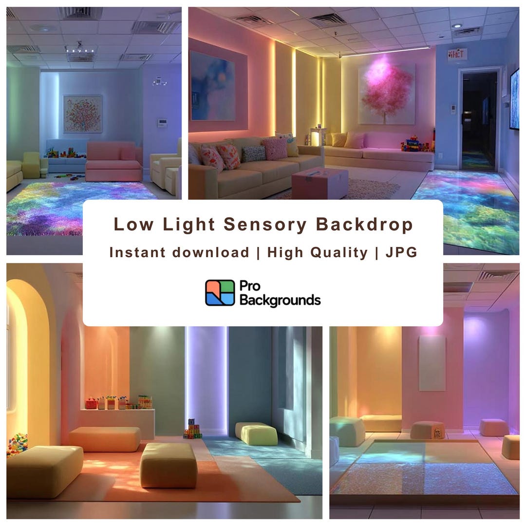 Neurodivergent Therapy Room Background Digital Download for Online ...