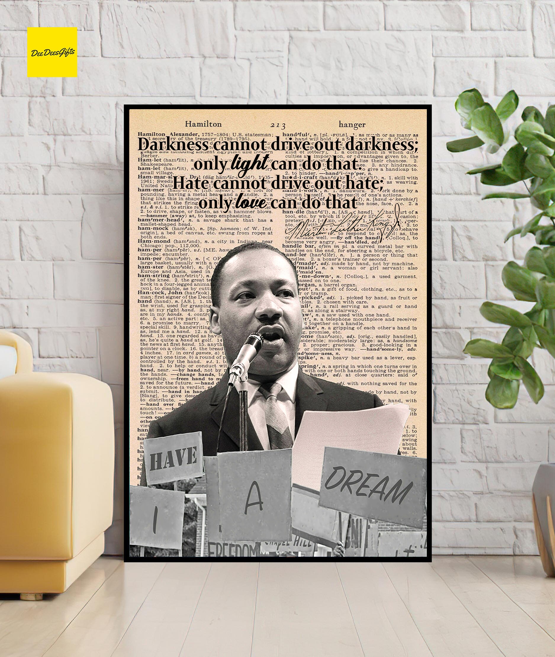 Art & Collectibles Digital Prints Martin Luther King Day Decor Happy ...