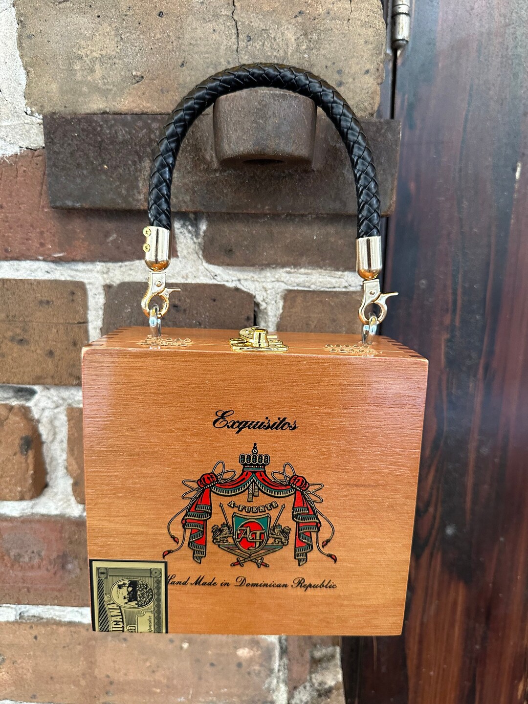 Exquisitos Mini Cigar Box Purse-top Handle Bag - Etsy