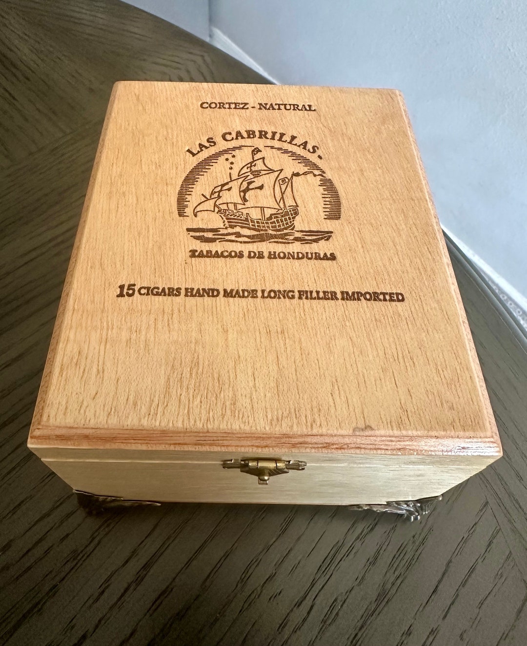Las Cabrillas Cigar Box Turned Jewelry Box-solid Wood Cigar Box ...