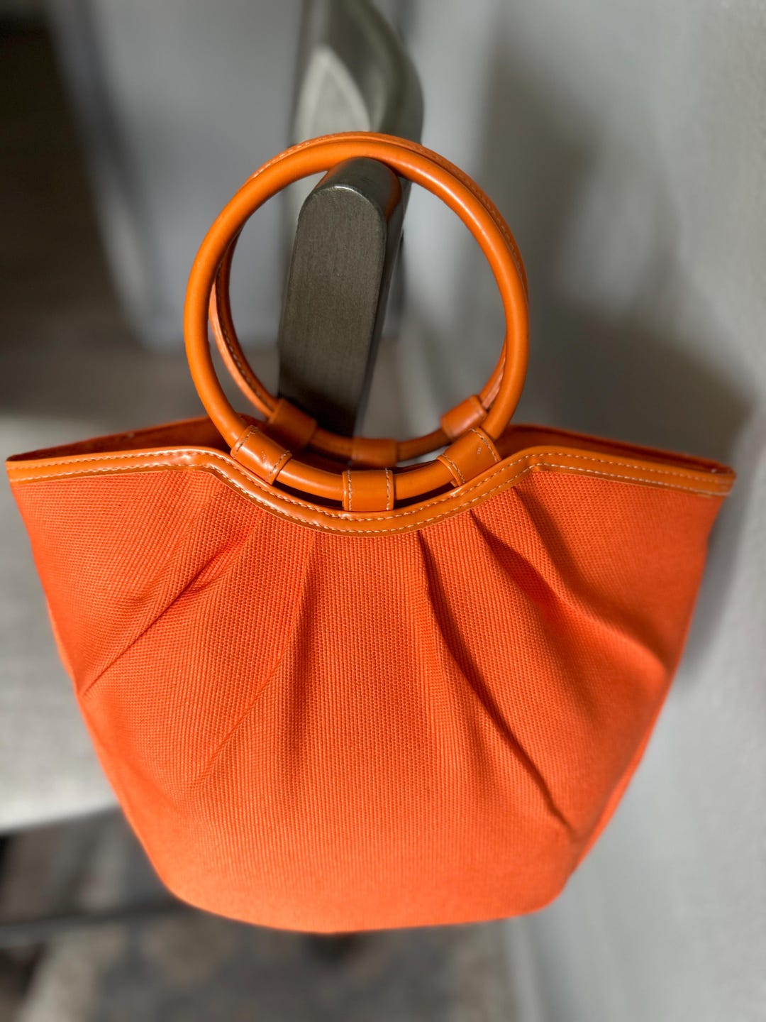 Vintage Neiman Marcus Orange Summer Handbag - Etsy