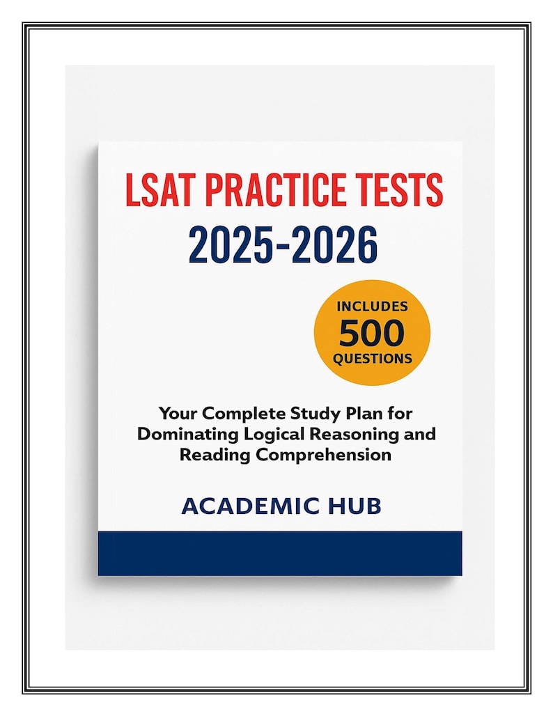 LSAT Practice Tests 2025-2026 PDF | 500 Questions | Logical Reasoning ...