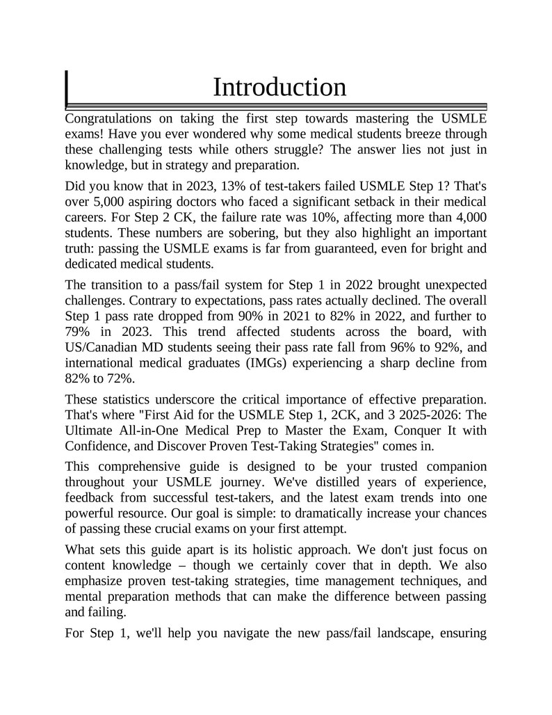 First Aid USMLE Step 1-2 CK-3 2025-2026 PDF | 3 Books in 1 Medical Exam ...