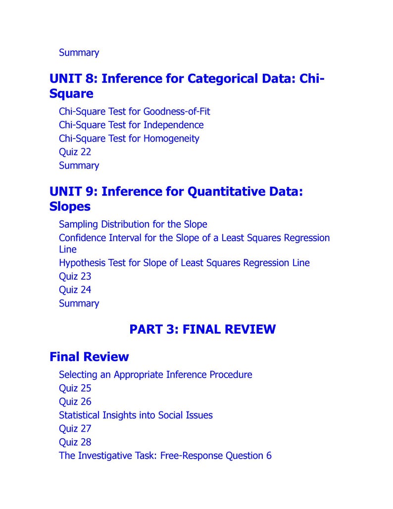 AP Statistics 2026 | 6 Full-length Practice Tests | PDF - Etsy