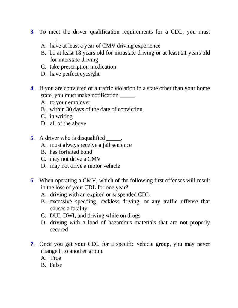 CDL Test Prep 2025-2026 PDF | Commercial Driver License Study Guide ...