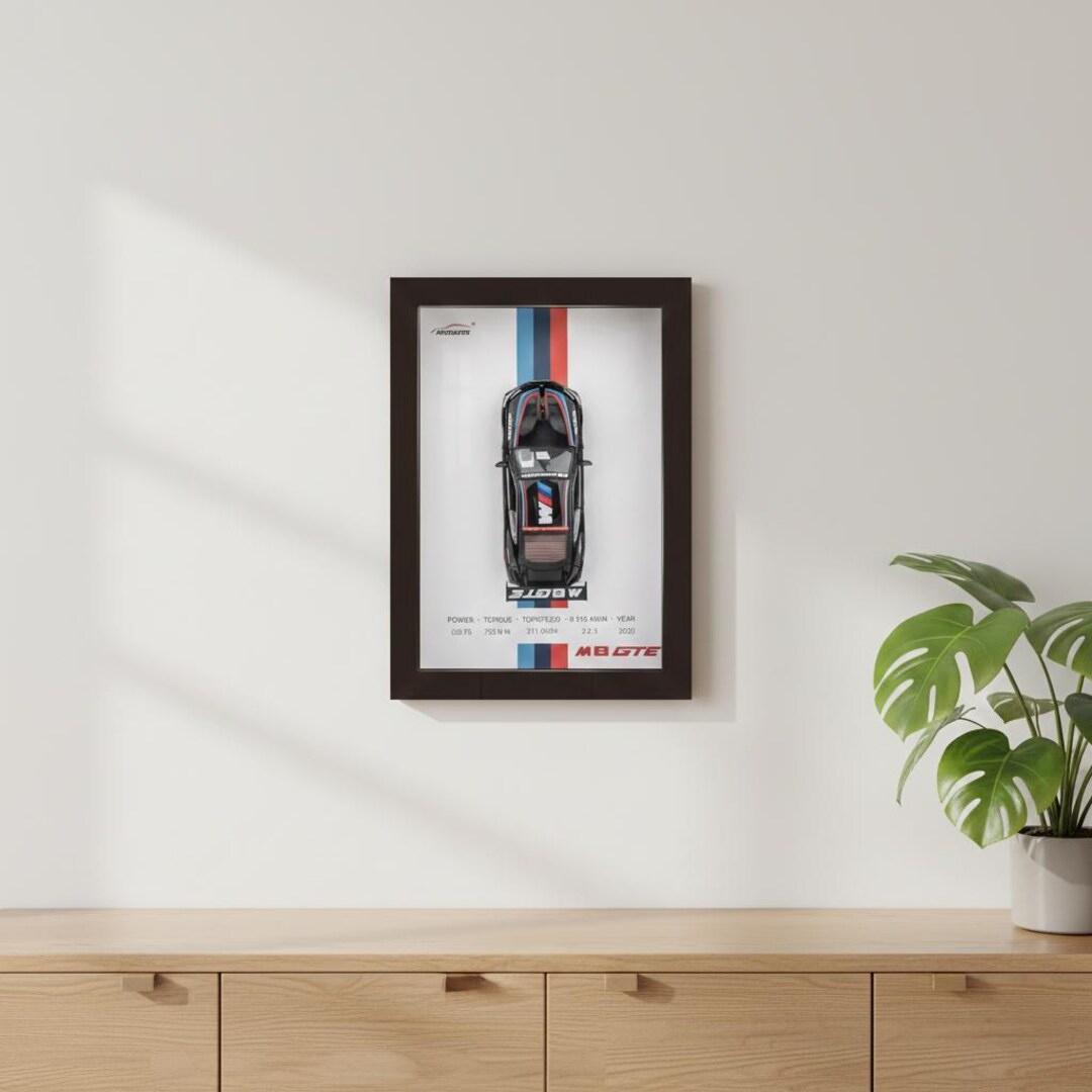 Luxury 3D Car Wall Art | Supercar Model Shadow Box | Modern Home Decor ...