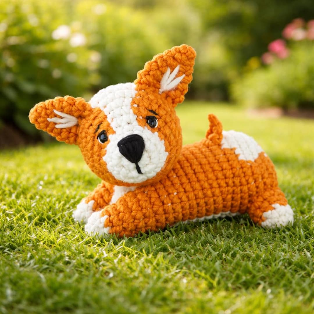 Baby Corgi Crochet Pattern PDF Digital Download Cute Crochet Corgi ...