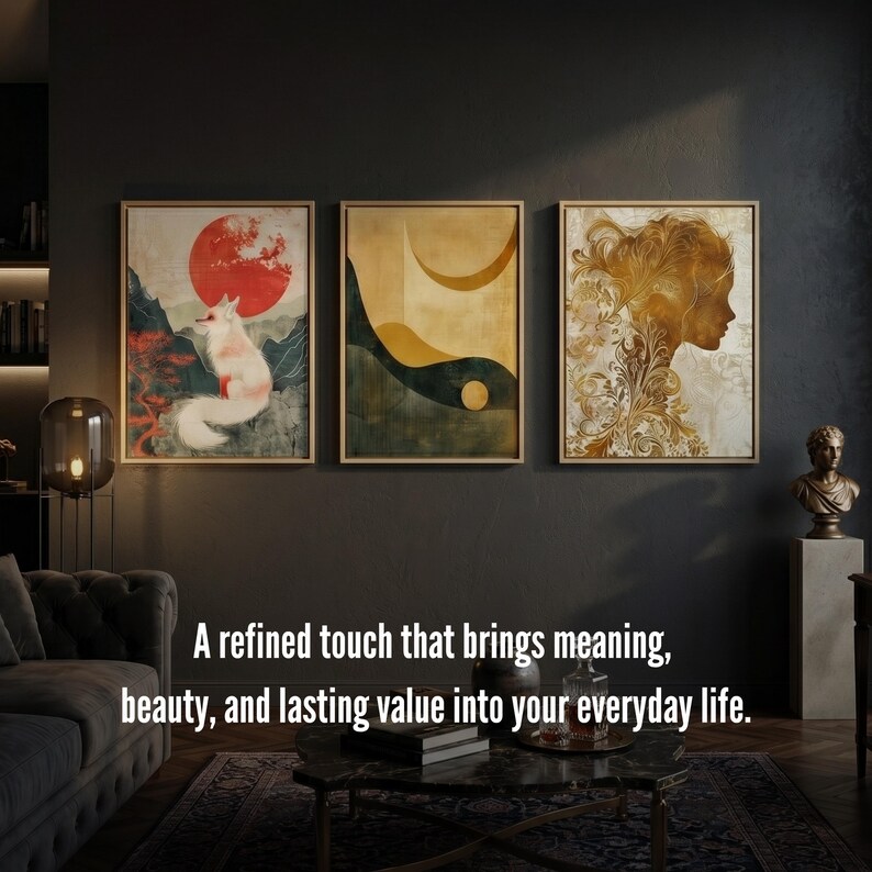 Abstract Collage Woman Canvas Art, Cubist Figure Wall Decor, Vintage ...