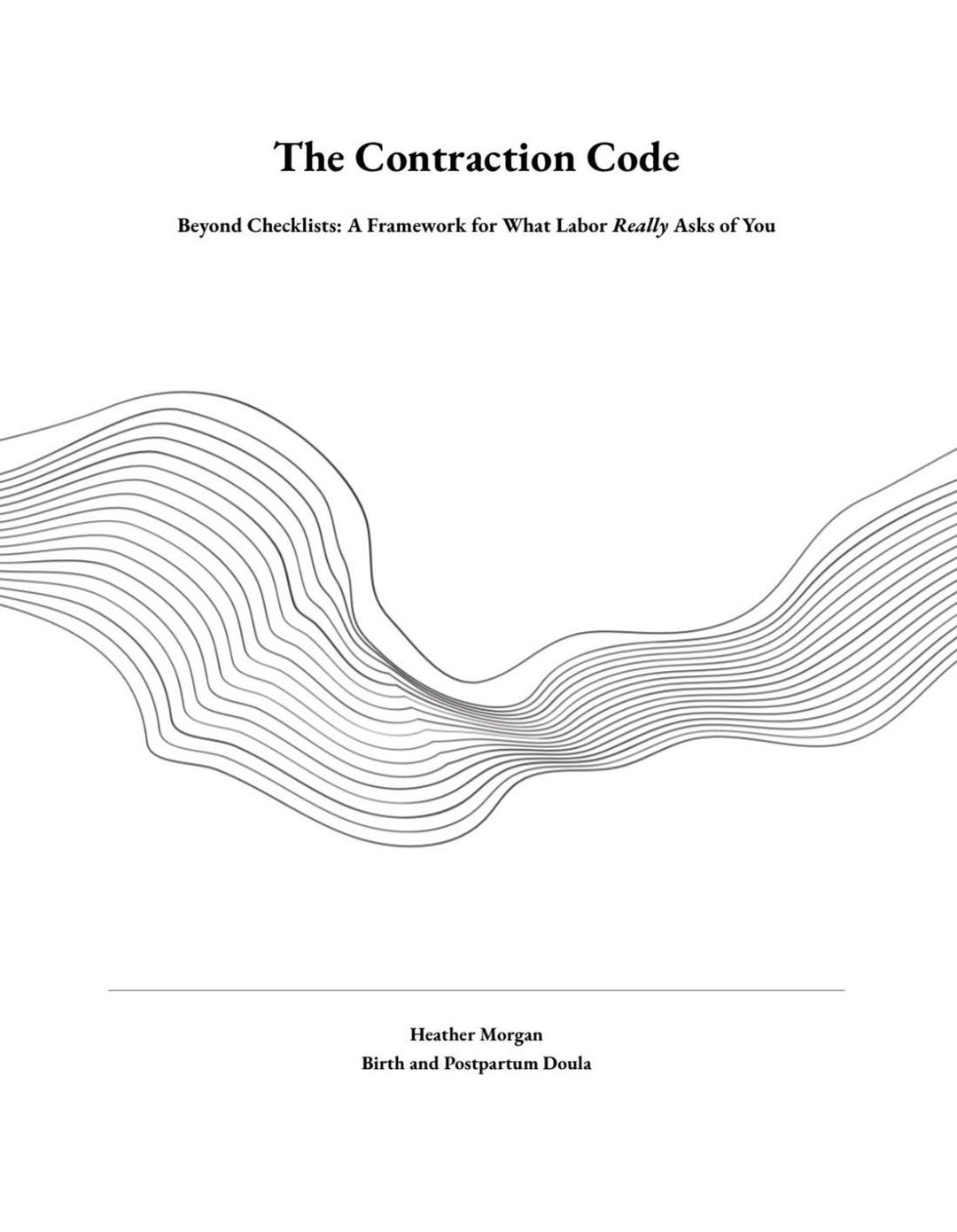 The Contraction Code- A Guide to Labor and Birth - Etsy