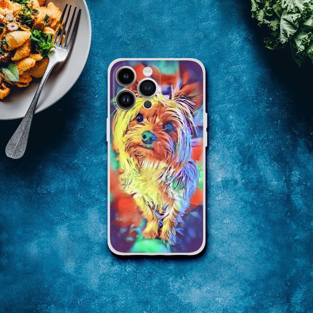 Colorful Yorkie iPhone Yorkshire Terrier Flexi Case Unique Gift Ideas ...