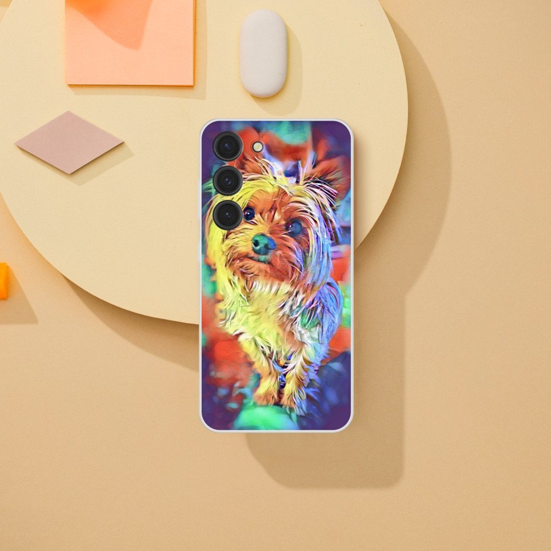 Samsung Colorful Yorkie Yorkshire Terrier Phone Cover Gift Unique ...