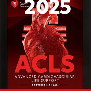 2025 ACLS Provider Manual | Study Guide, Exam Prep (digital Download ...