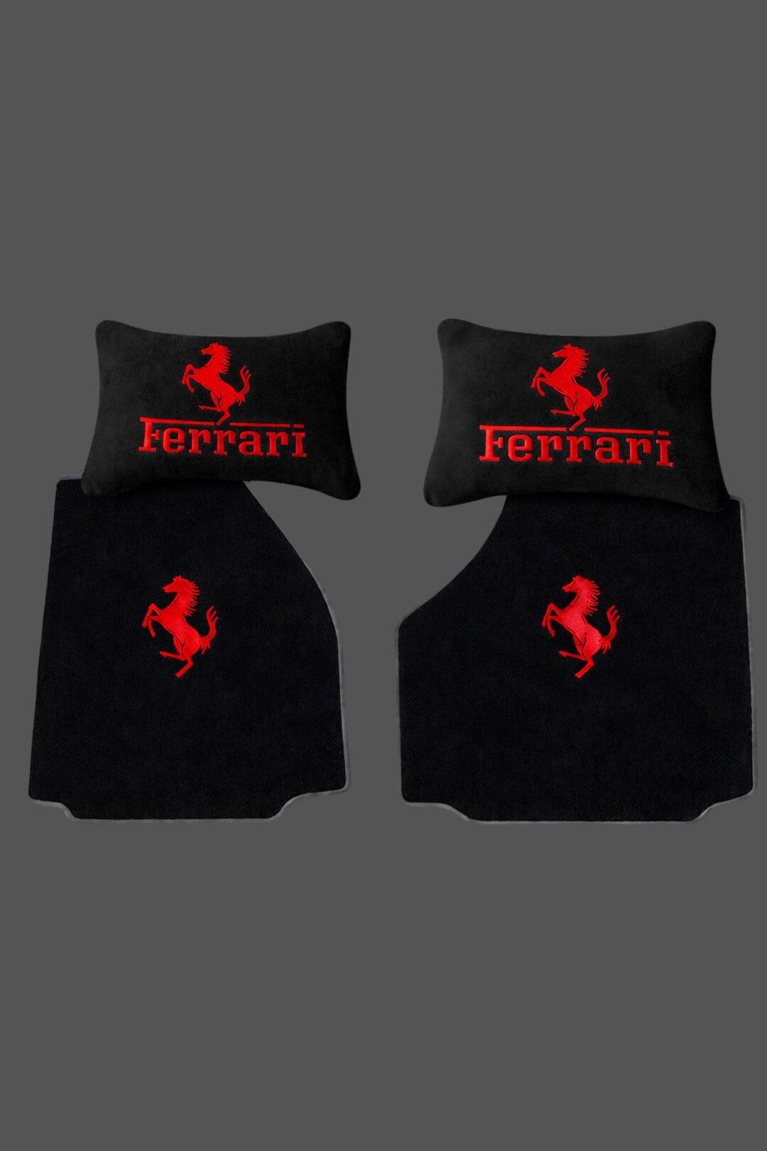 FERRARI Car Seat Cushion + Car Mat Complete Set, 488 GTB (2015 and ...
