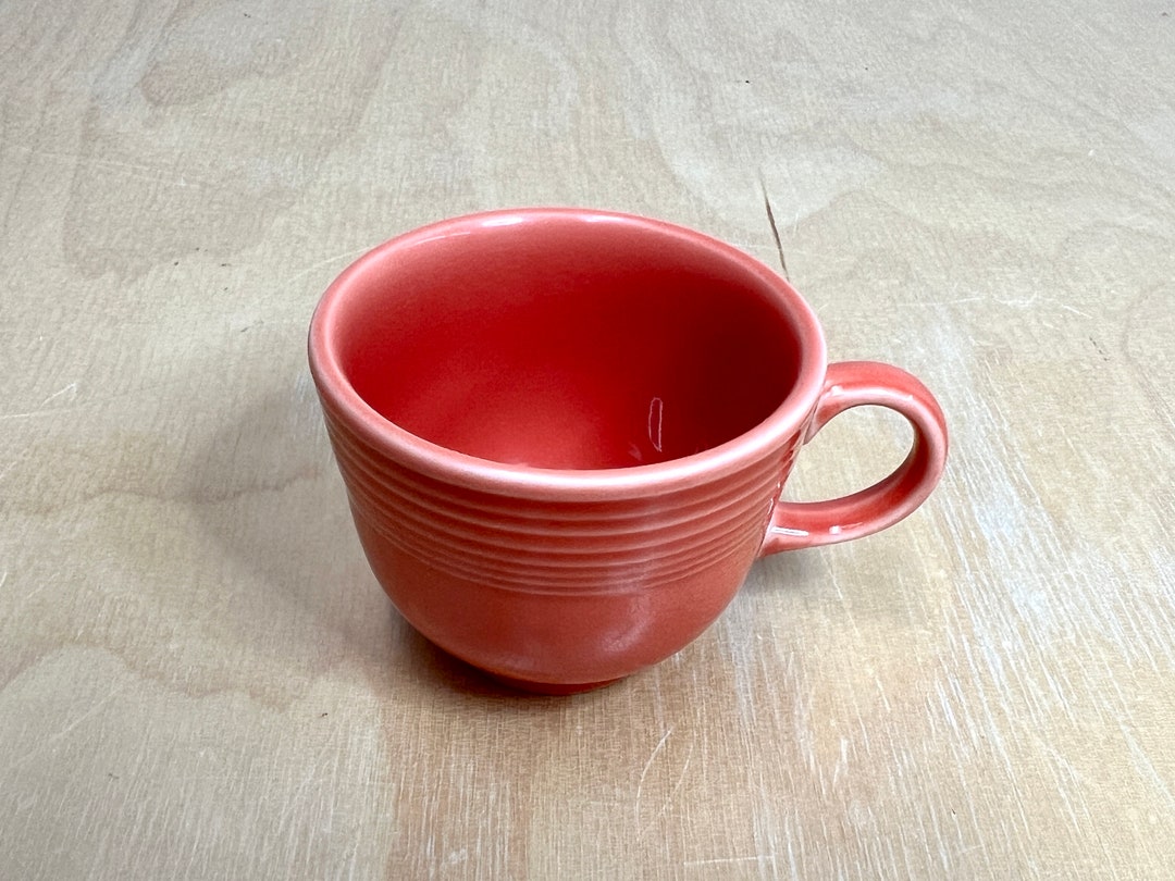 Fiestaware P86 Teacup in RETIRED Color Persimmon, Vintage Fiesta ...