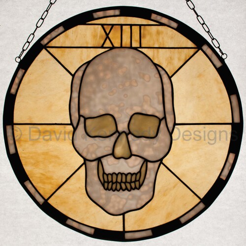 The Green Man Stained Glass Pattern.© David Kennedy Designs. - Etsy