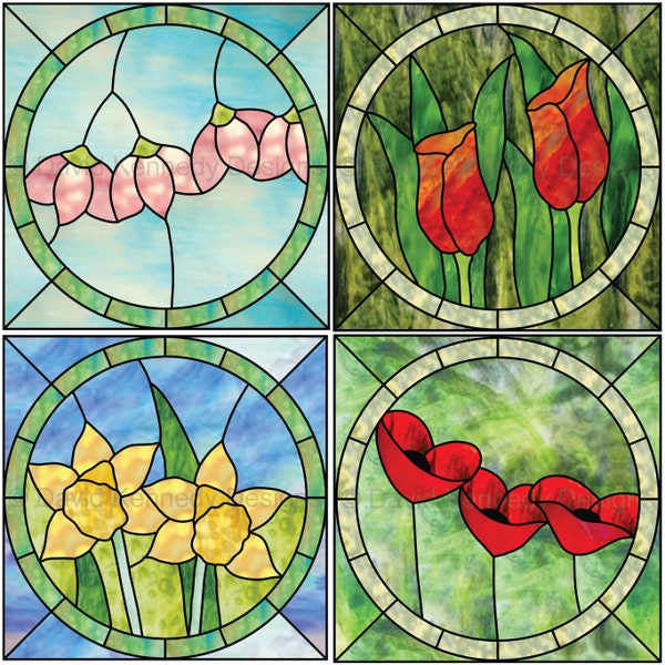 David Kennedy Stained Glass Patterns - Etsy