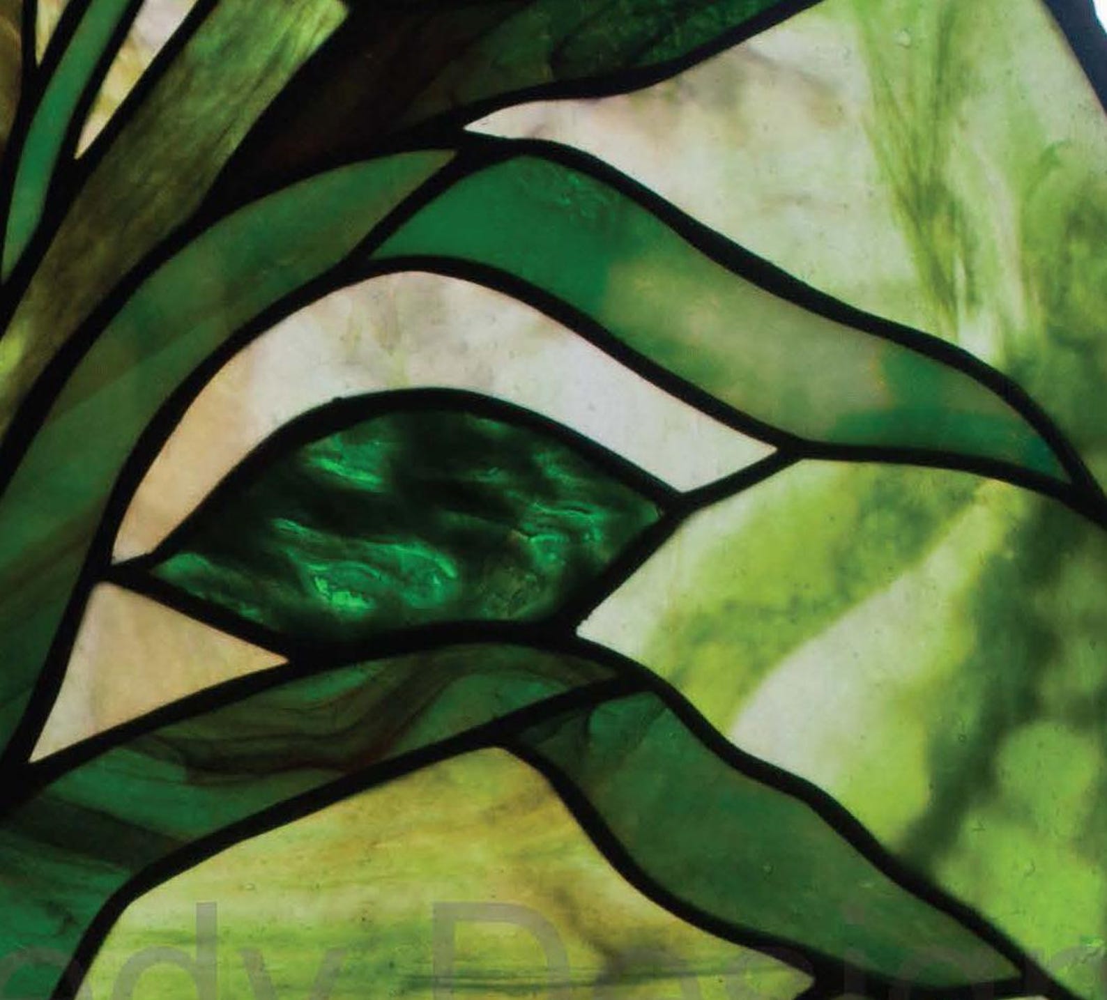 The Green Man Stained Glass Pattern.© David Kennedy Designs. - Etsy