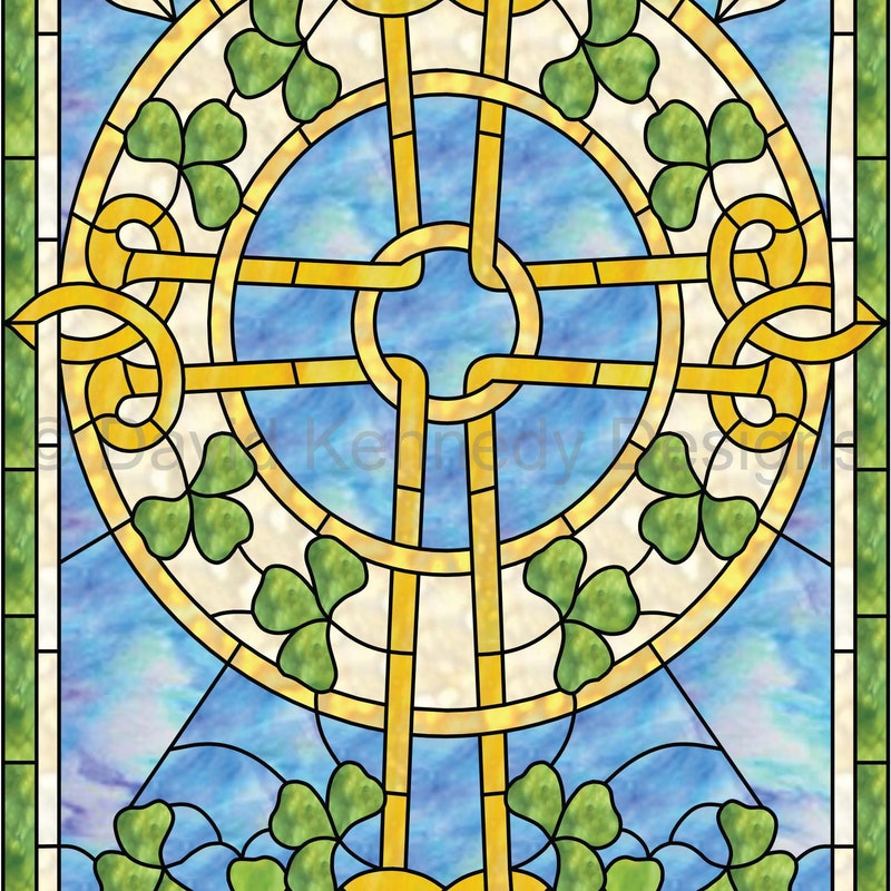Celtic Stain Glass - Etsy