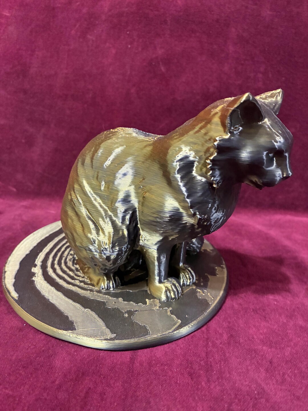Maine Coon Cat Statue -3D Printed - Etsy