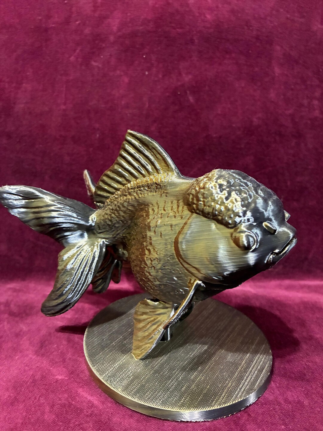 Fancy Goldfish Statue- Home Decor, 3D Printed - Etsy