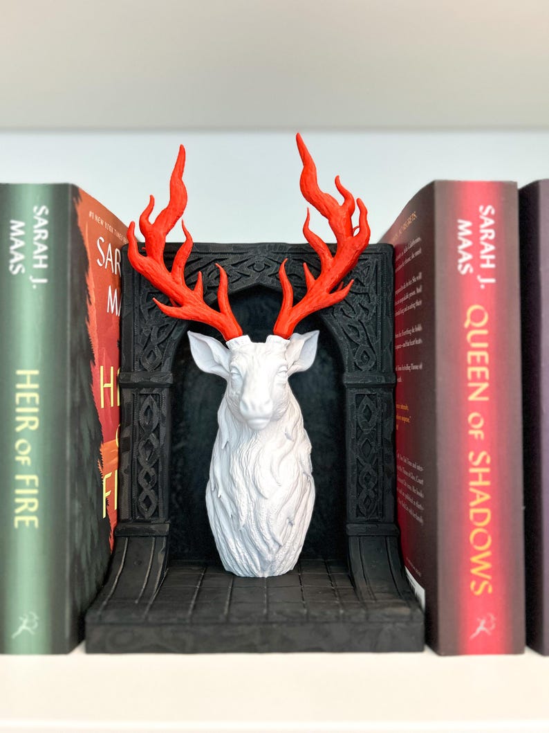 Antlers of Ember - Throne of Glass Inspired Stag Head - Fantasy Book ...