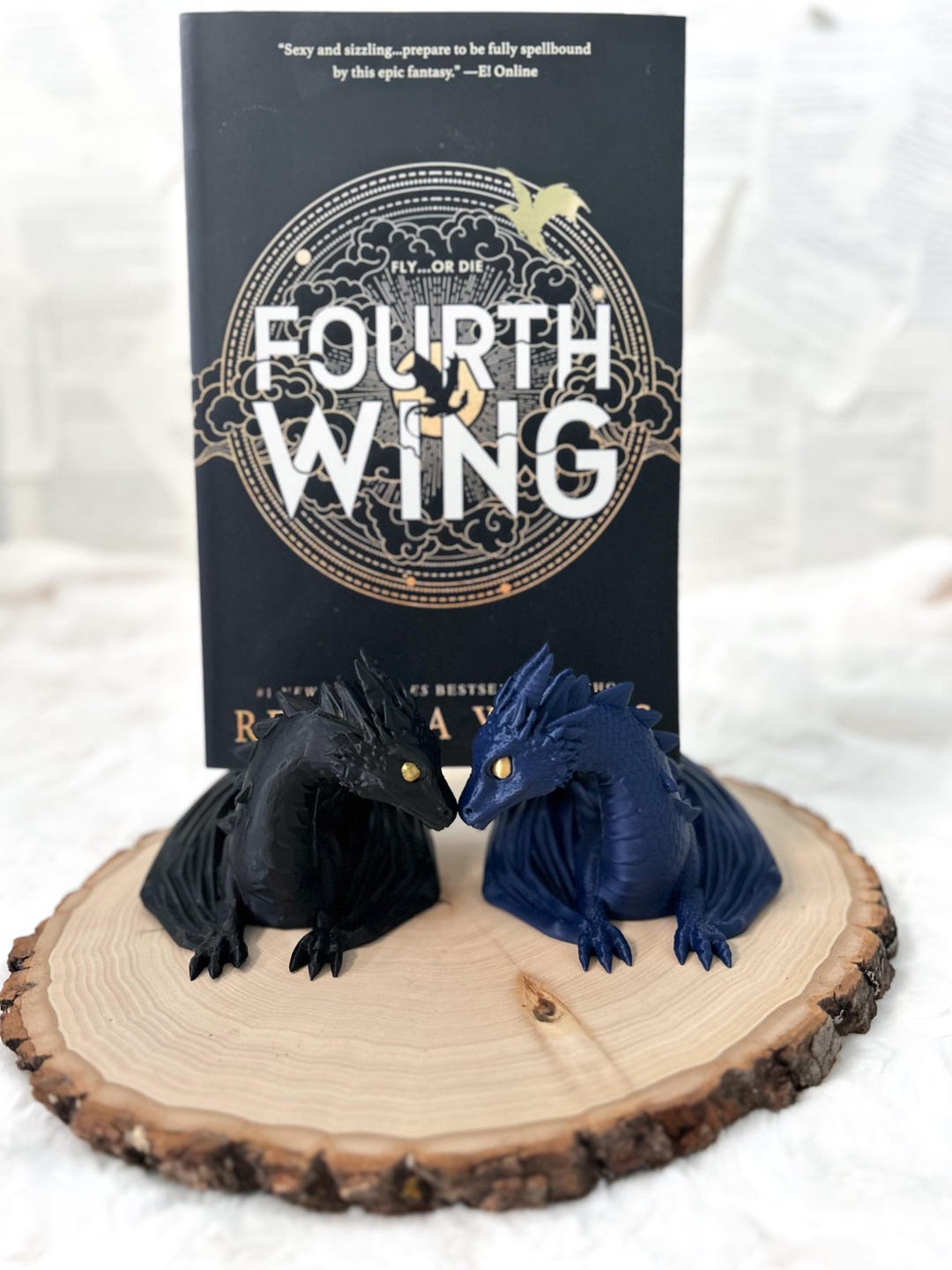 Twin Flame Dragon Bookends – 3D Printed Fantasy Decor - Etsy