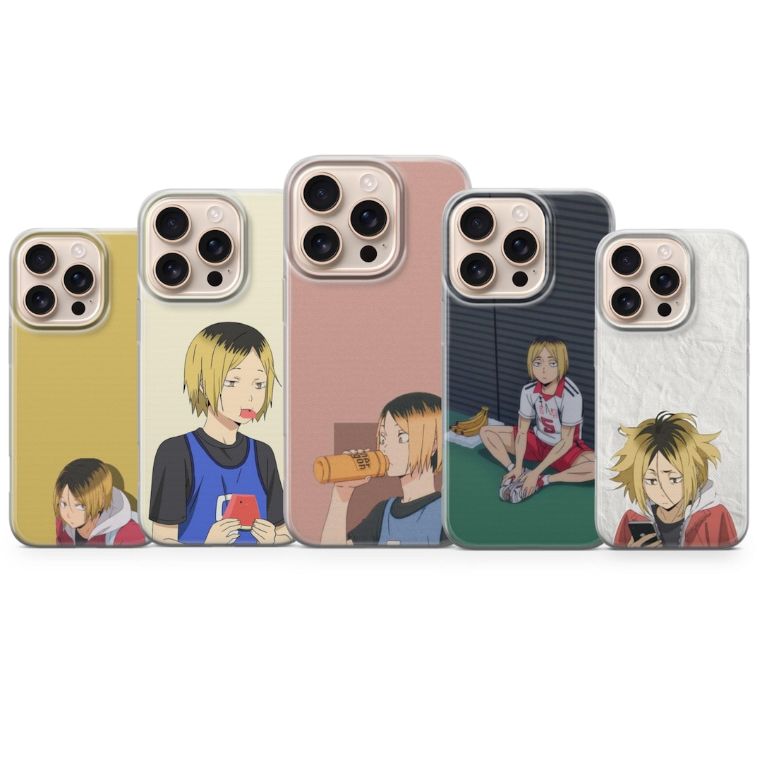 Kenma Kozume Anime Phone Cover Haikyuu!! Aesthetic Case Soft Pastel ...