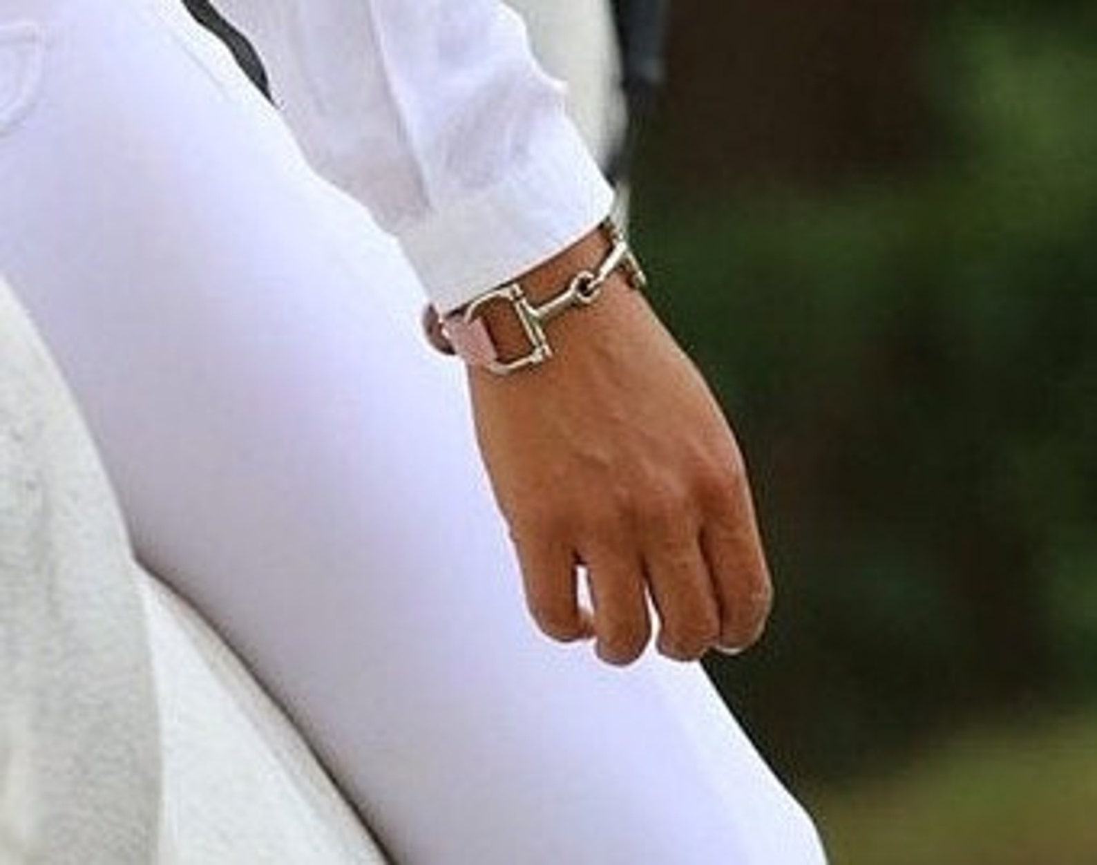 Equestrian Bracelet in Soft Pink Horse Bracelet Silver - Etsy