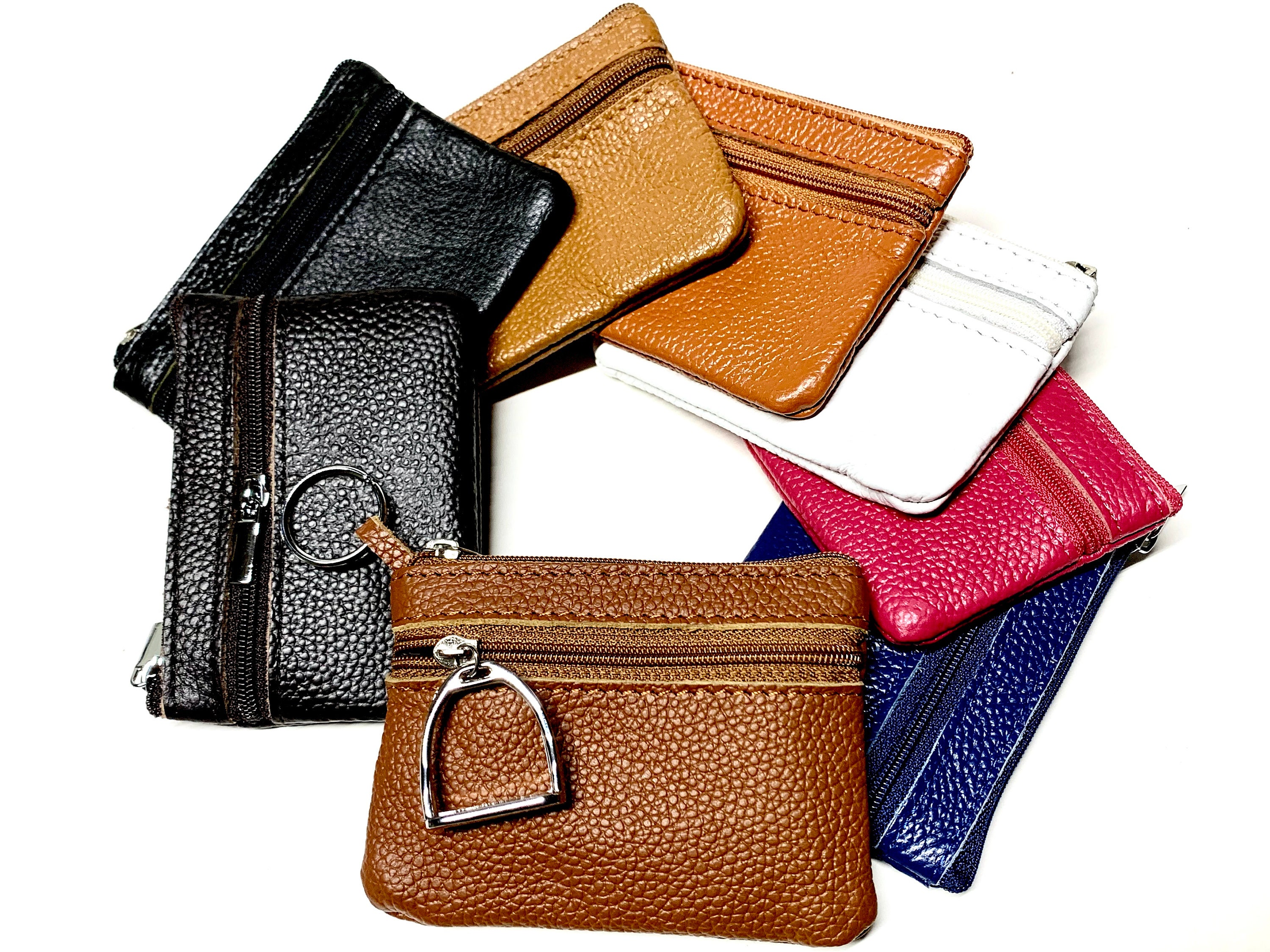 Credit Card Holder Leather Coin Purse Pouch featuring Horse | Etsy