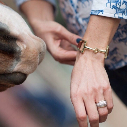Horse Bracelet Equine Jewelry Derby Bracelet Equestrian | Etsy