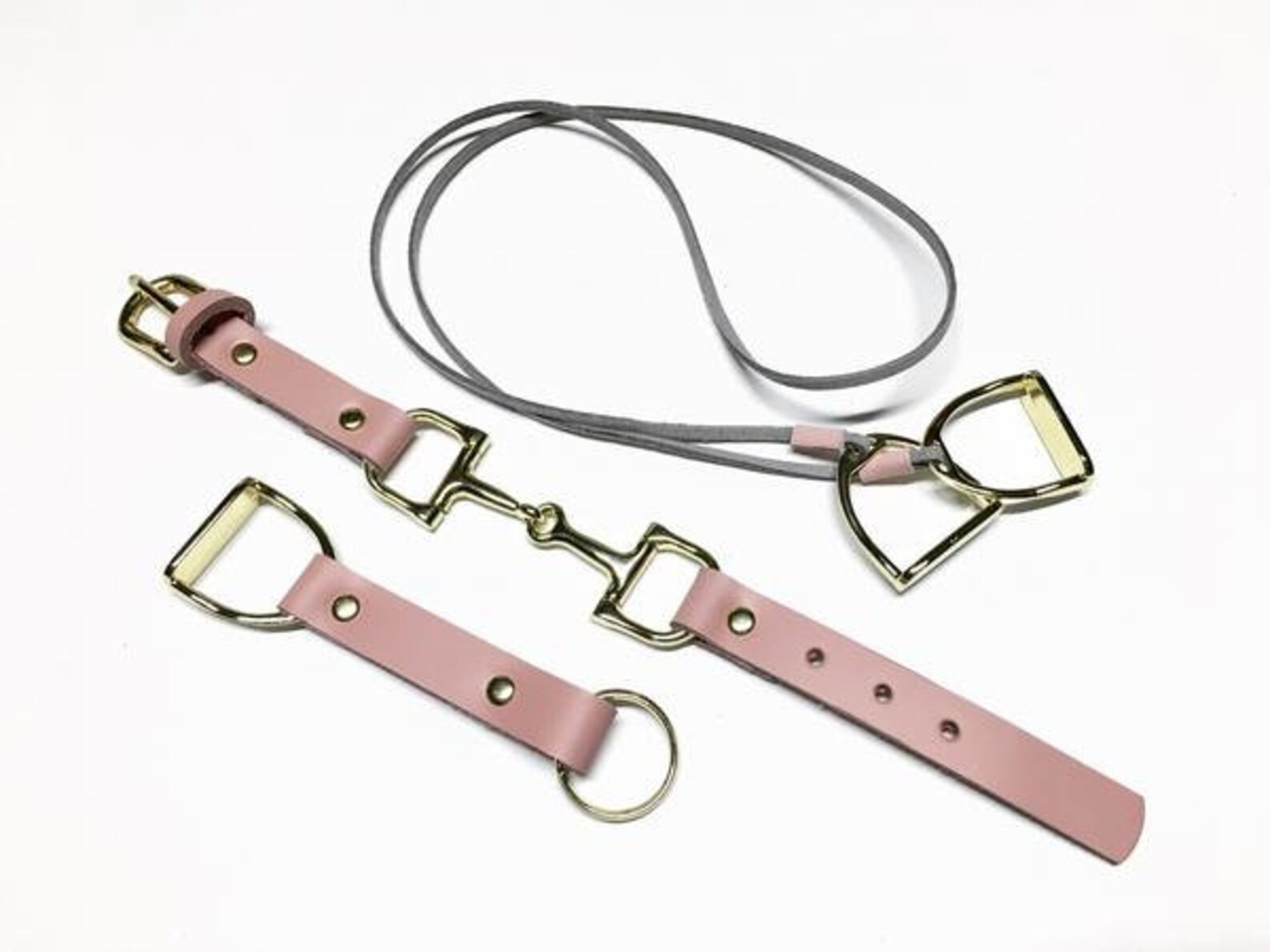 Soft Pink Equestrian Leather Collection for Women Handmade - Etsy