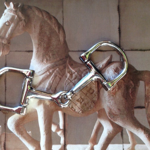 2pcs1 Pair Horsebit Snaffle Bit Loop Ring Leathercraft - Etsy