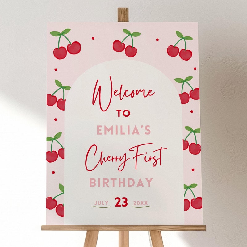 Cherries Sign - Etsy