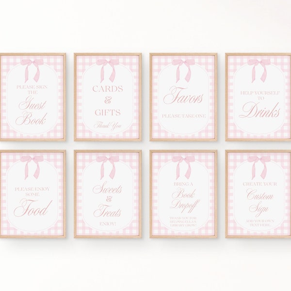 Gingham Party Decor - Etsy