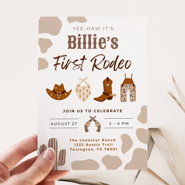 First Rodeo Birthday - Etsy
