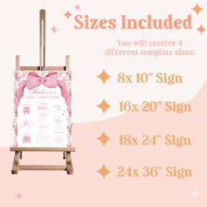 Love Shack Fancy First Birthday Milestone Board Template, Fancy One ...