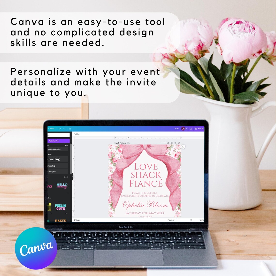 Love Shack Fiancé Bachelorette Invitation Itinerary, Love Shack Fancy ...