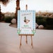 Blue Gingham One Lucky Duck Birthday Welcome Sign Template, Mallard ...
