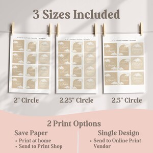 Little Piece of Heaven Baby Shower Editable Cupcake Topper Template ...