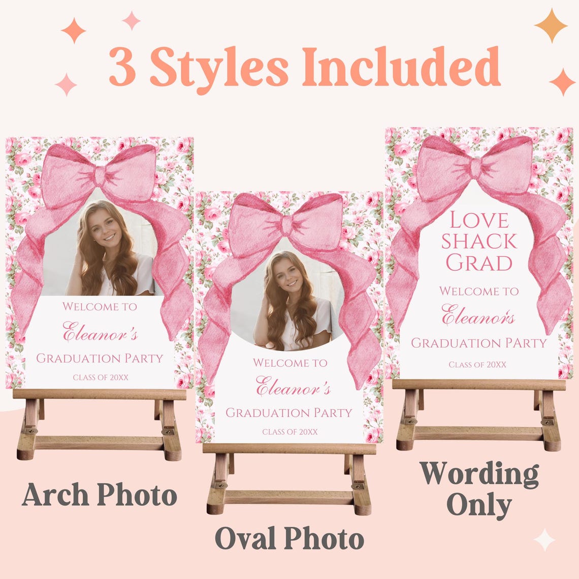 Love Shack Grad Graduation Photo Welcome Sign Template, Love Shack ...