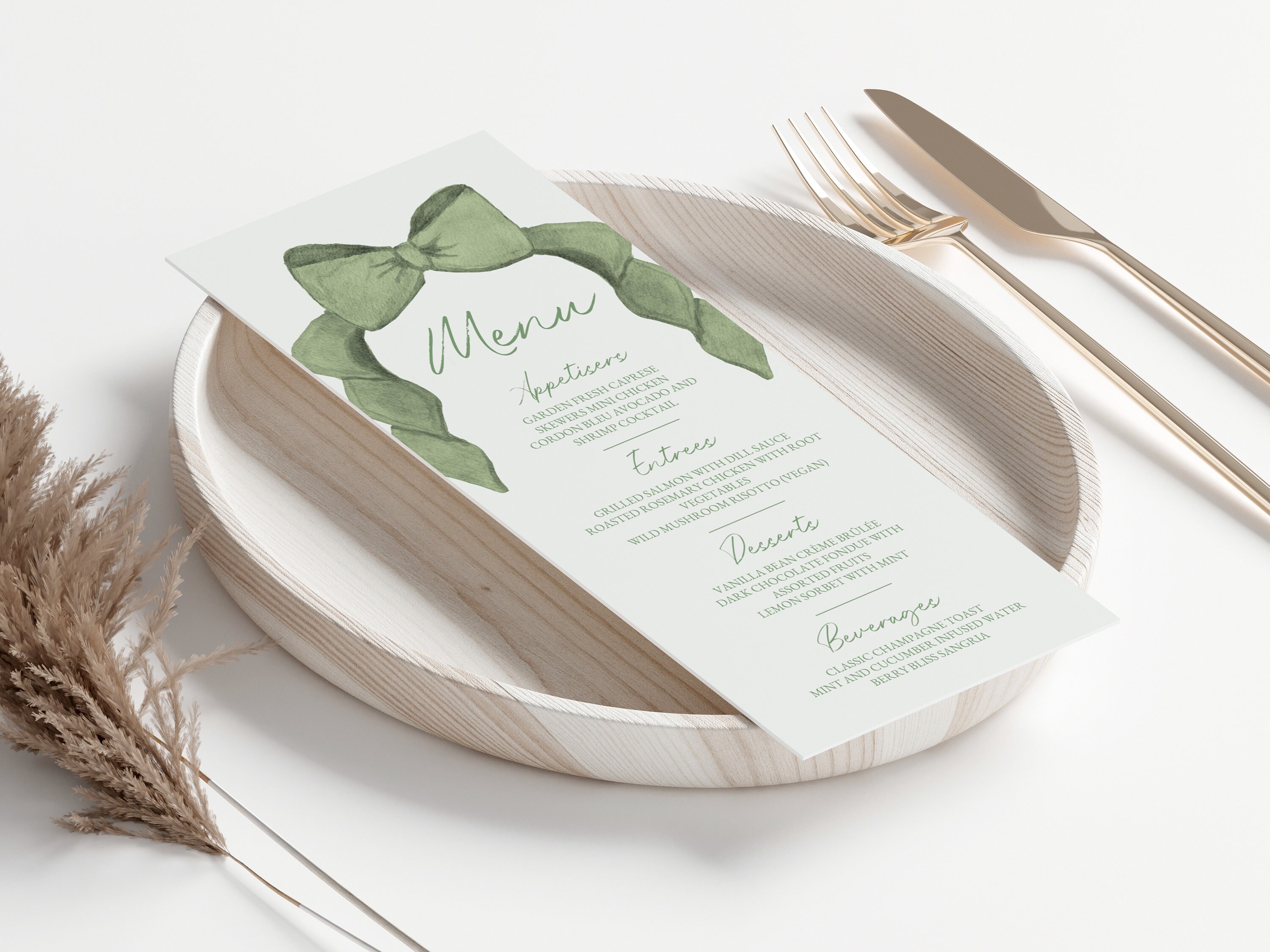 She's Tying the Knot Dinner Table Setting Bundle, Editable Templates ...