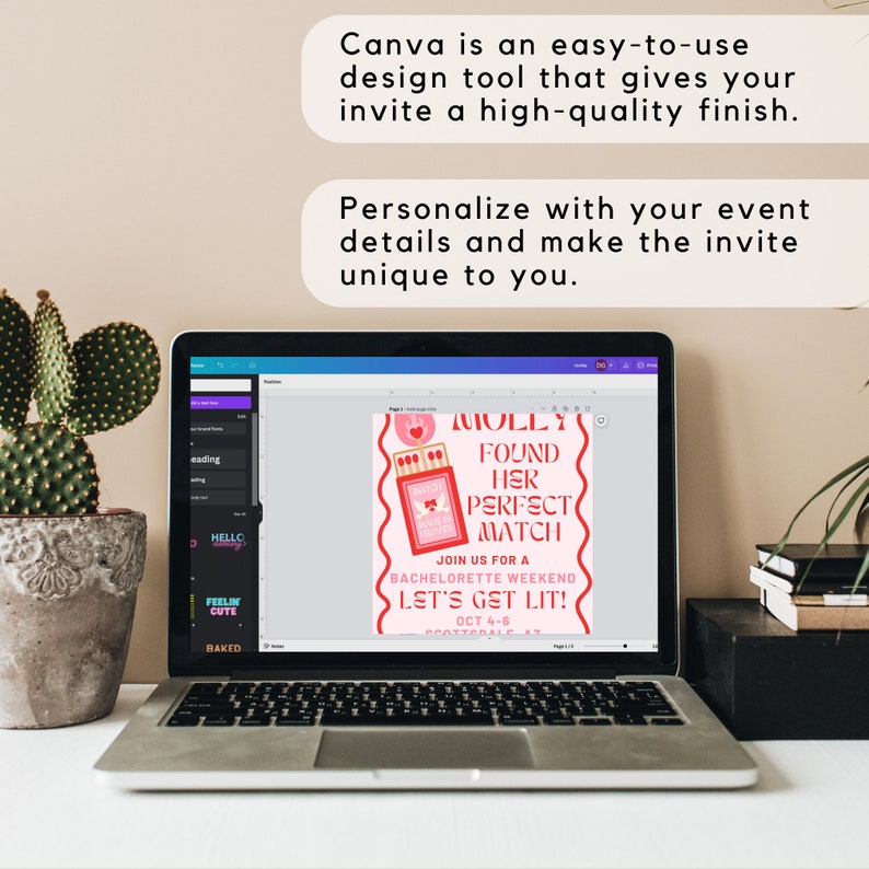 Perfect Match Bachelorette Invitation Itinerary Match Made in - Etsy